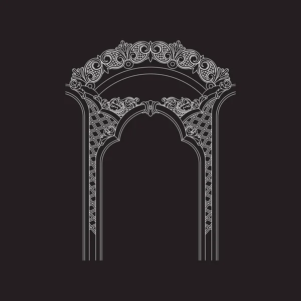 Vintage Arch Vector Stock Vector Image by ©polina21 #210532748
