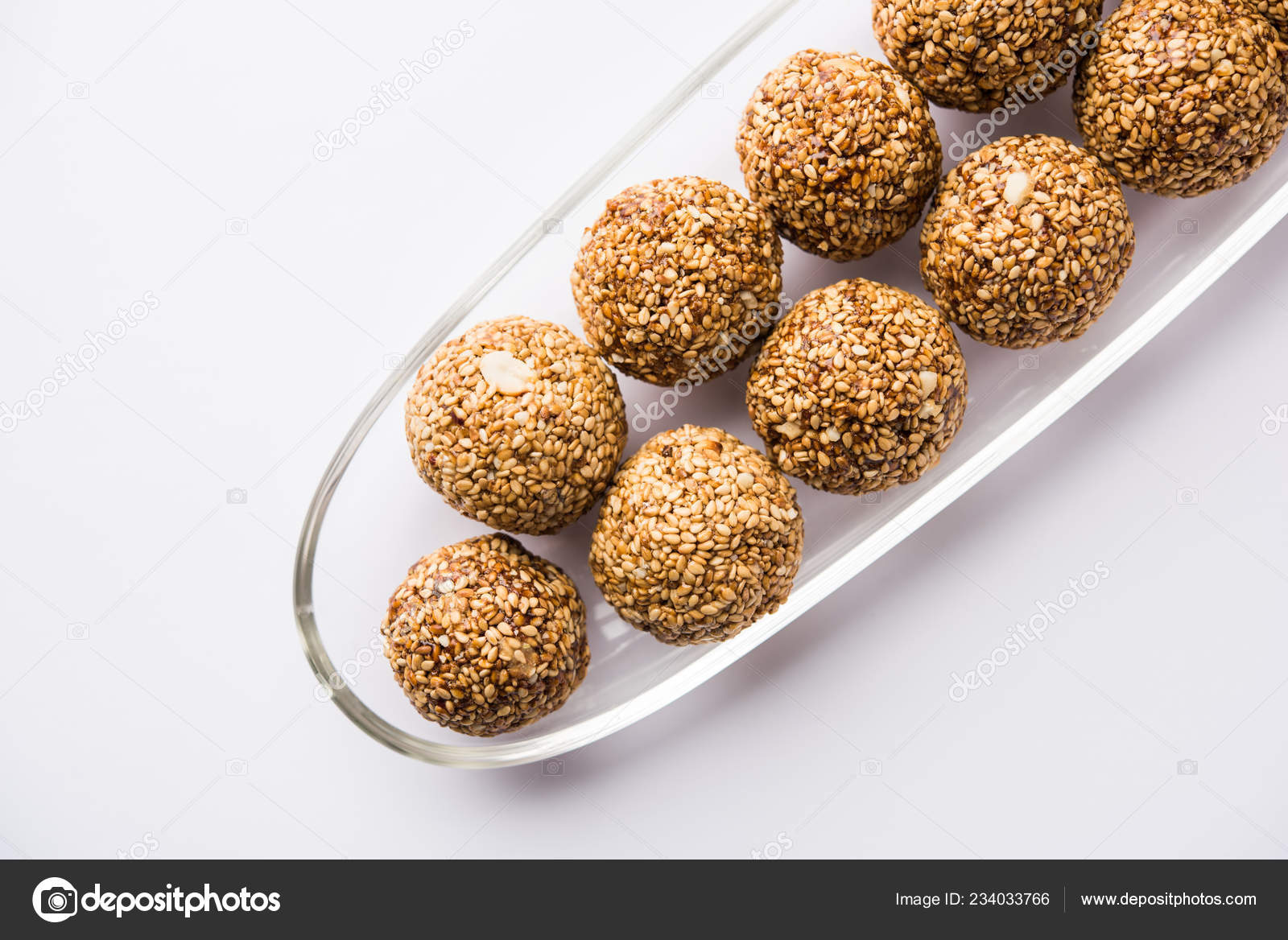 Tilgul Laddu Til Gul Balls Makar Sankranti It's Healthy Food Stock ...
