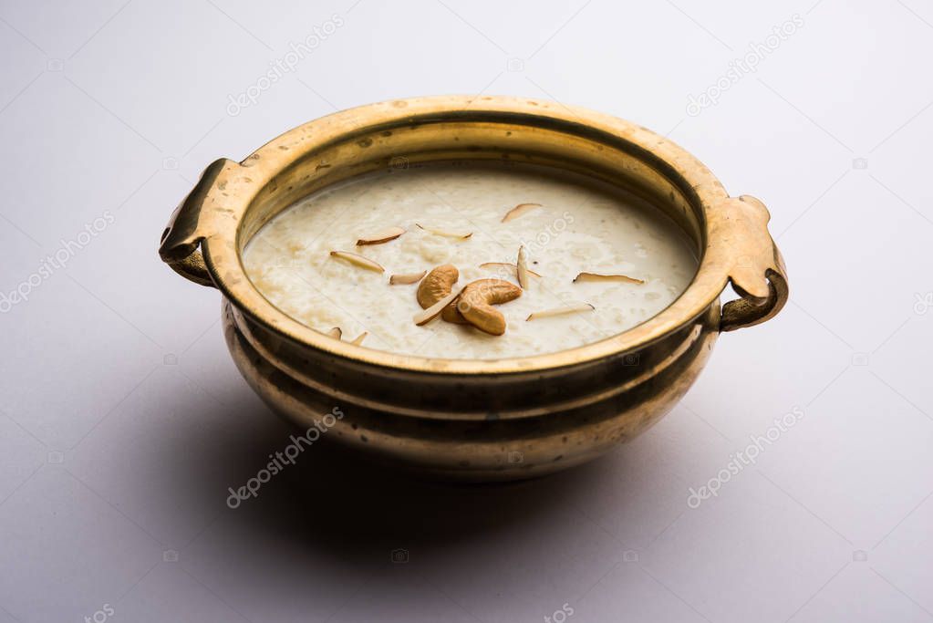 Arroz Kheer o Firni o Chawal ki Khir es un pudín del subcontinente ...