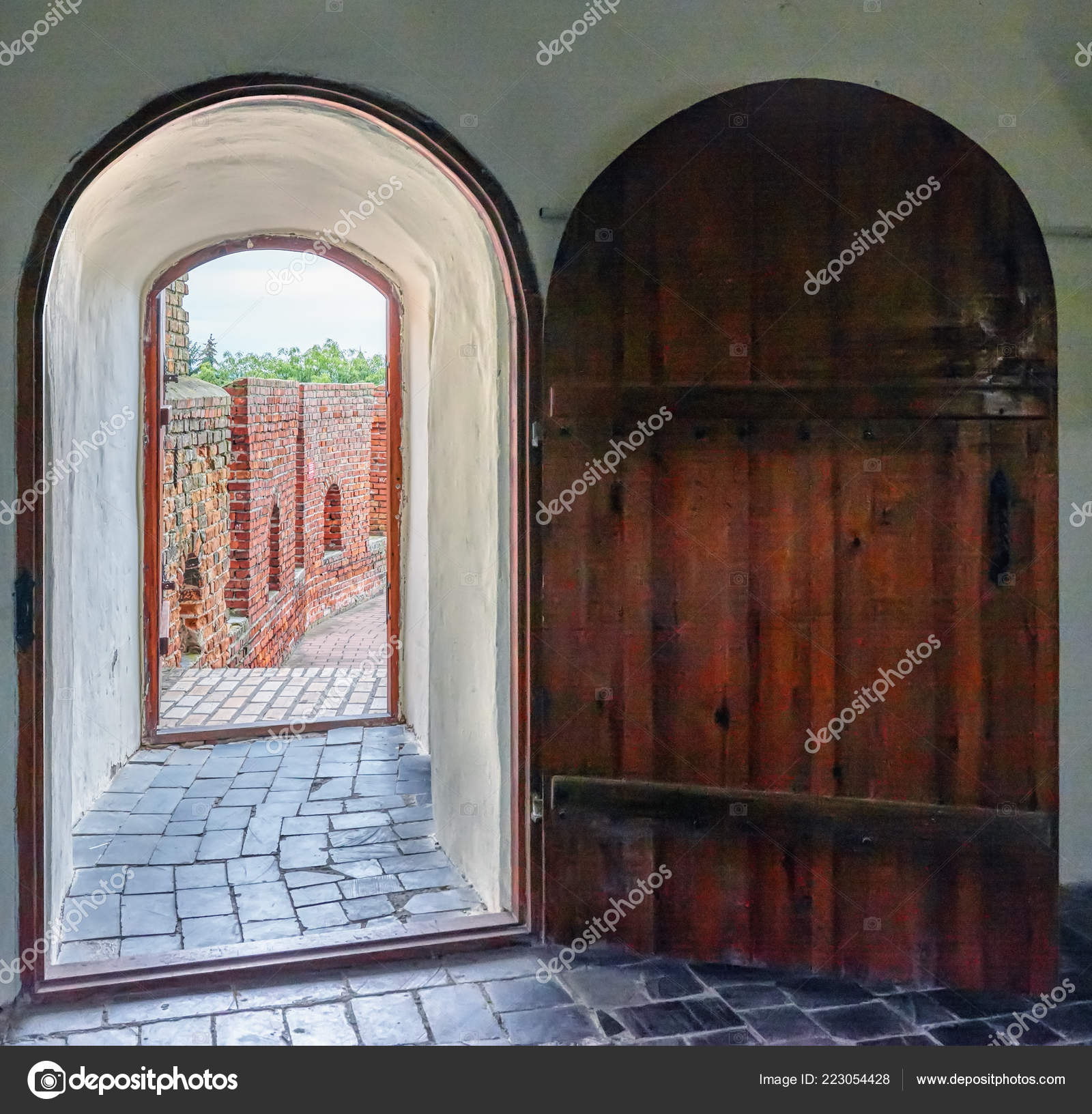 Exit Tower Medieval Castle Gallery City Lutsk Ukraine — Stock Photo ...