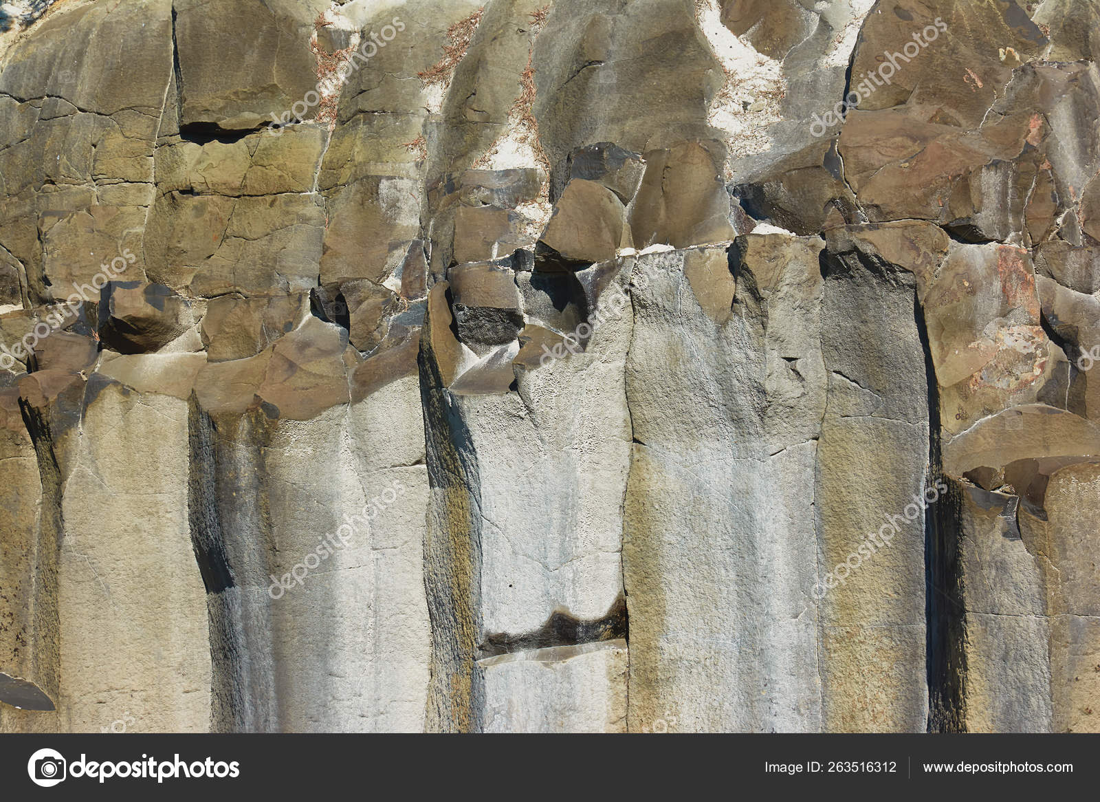 Fragment Basalt Rock Background — Stock Photo © BIKTOP #263516312