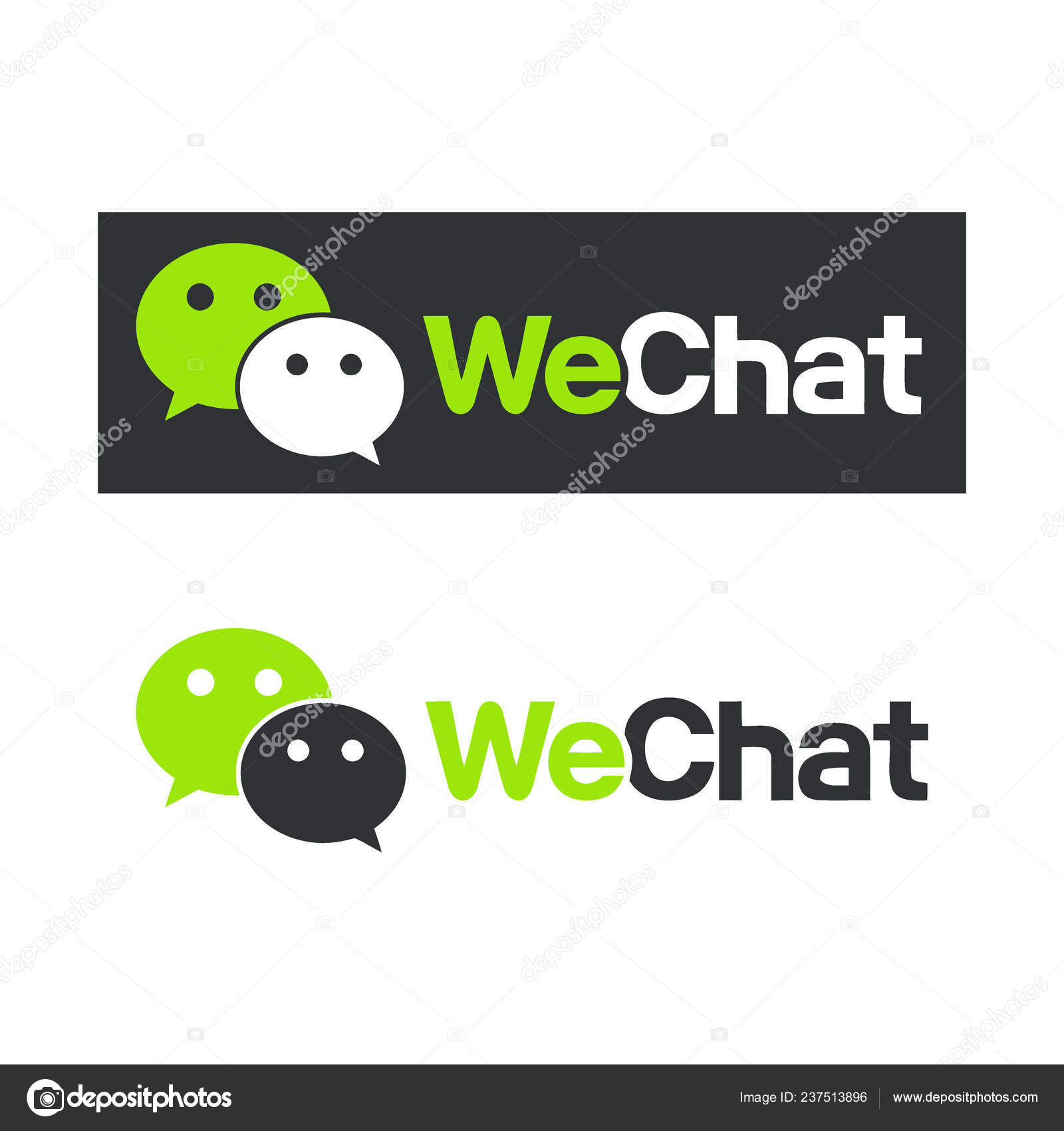 Wechat Logo Black And White