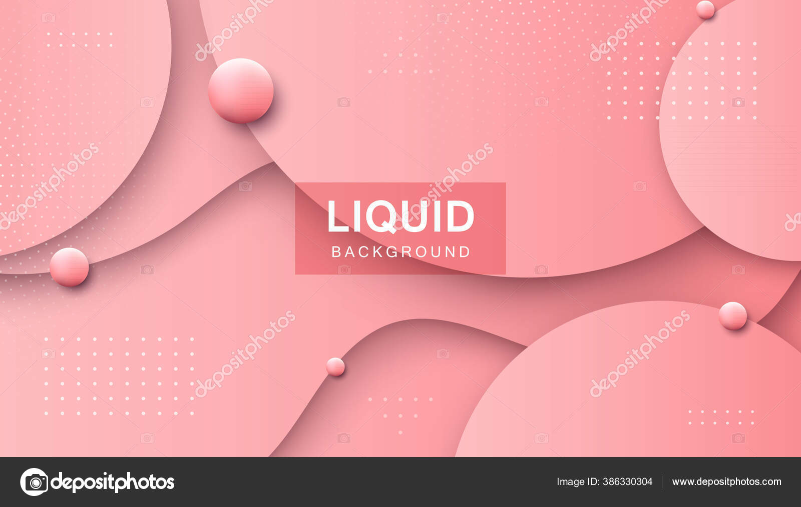 Pink Abstract Liquid Background Modern Shape Concept Stock Vector by ...