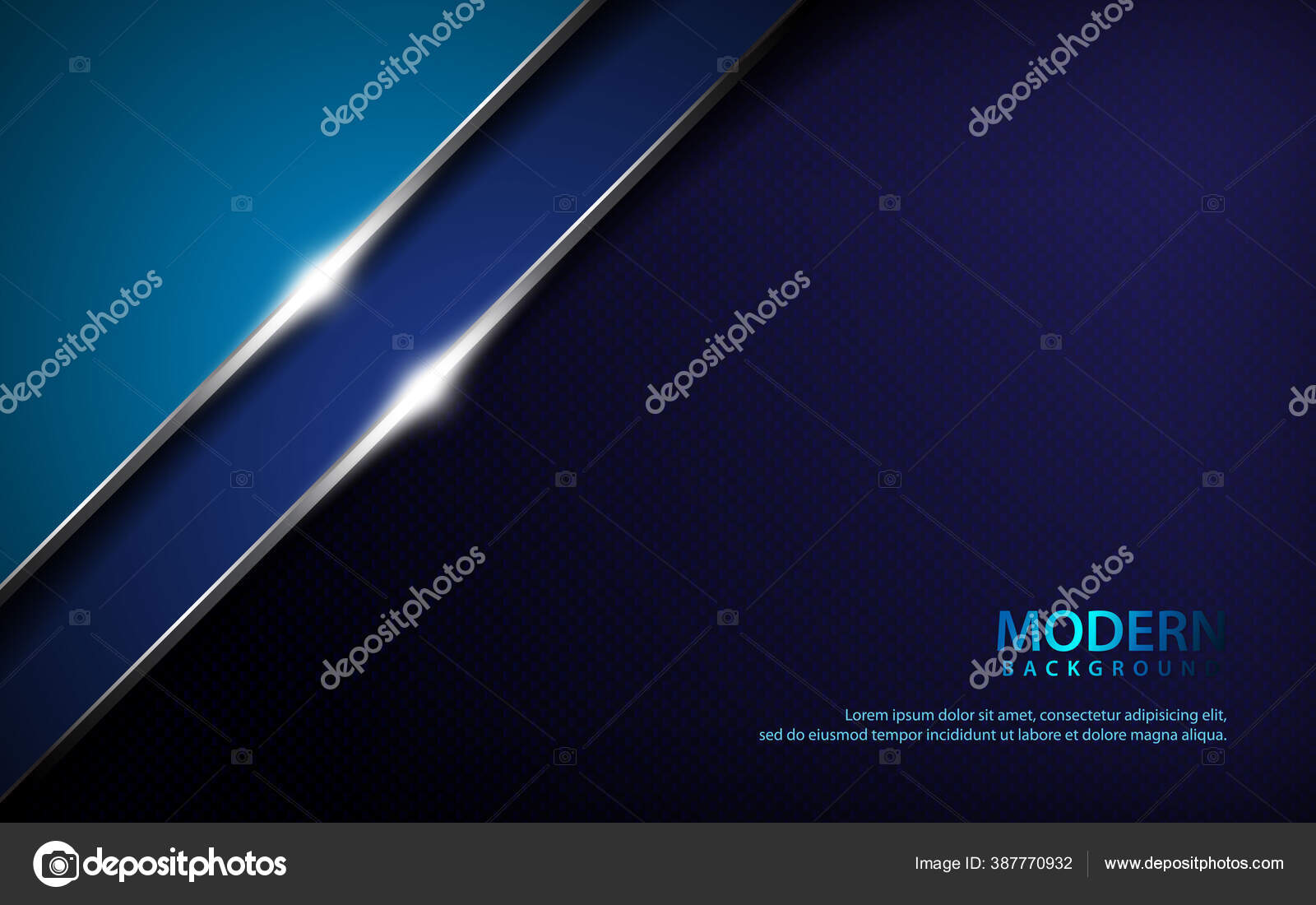 Dark Blue Abstract Overlap Layers Background Texture Silver List ...