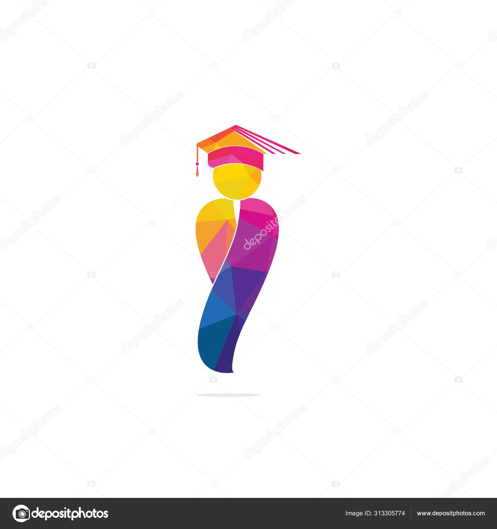 Student Vector Logo Design School University Educational Institute Logo ...