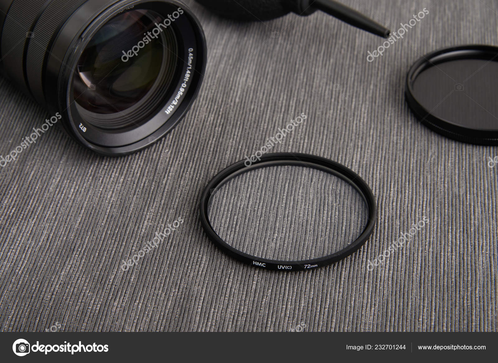 Close Ultraviolet Protect Lens Filter Camera Lens — Stock Photo © jipen ...