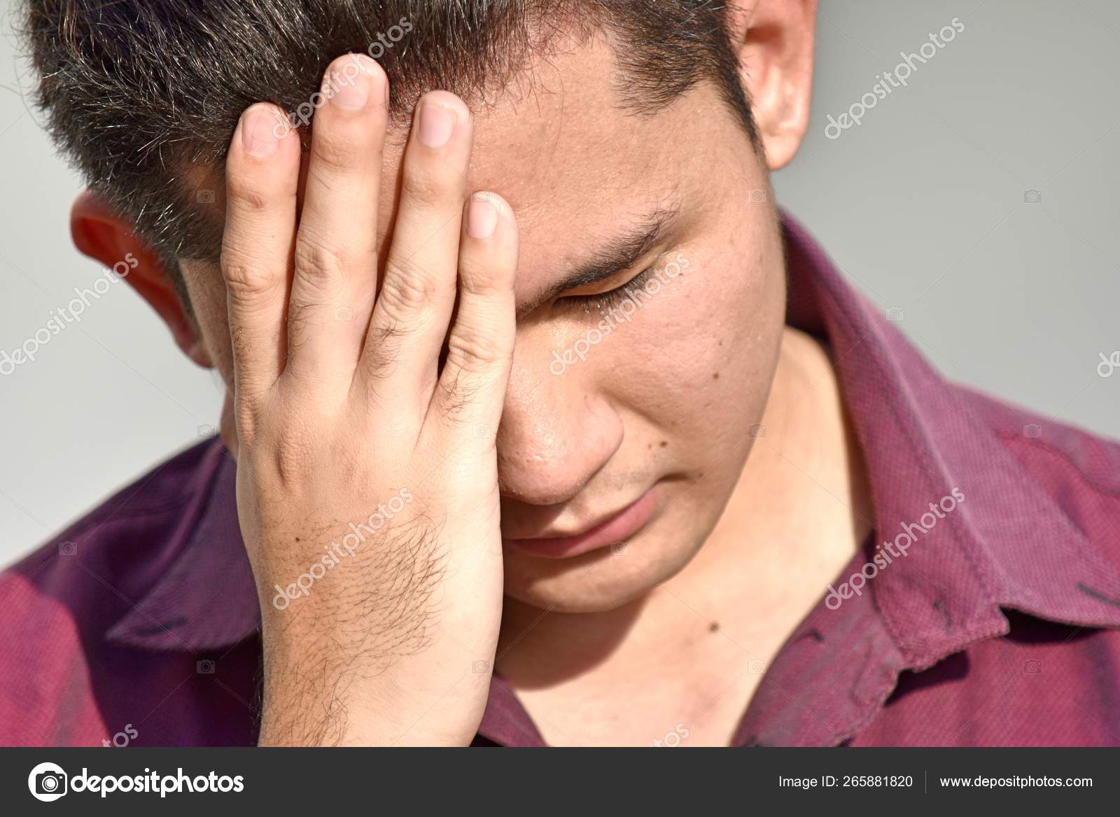 A Depressed Male Man — Stock Photo © dtiberio #265881820