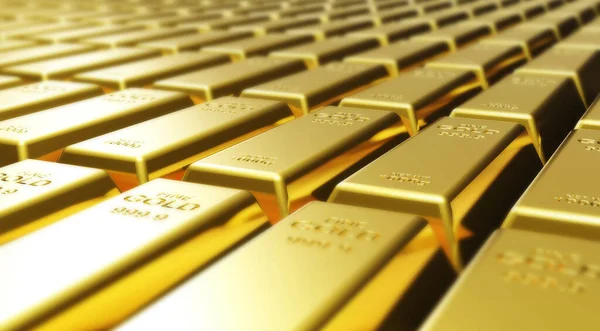 Gold Bars Background Render — Stock Photo © Myimagine #391180810