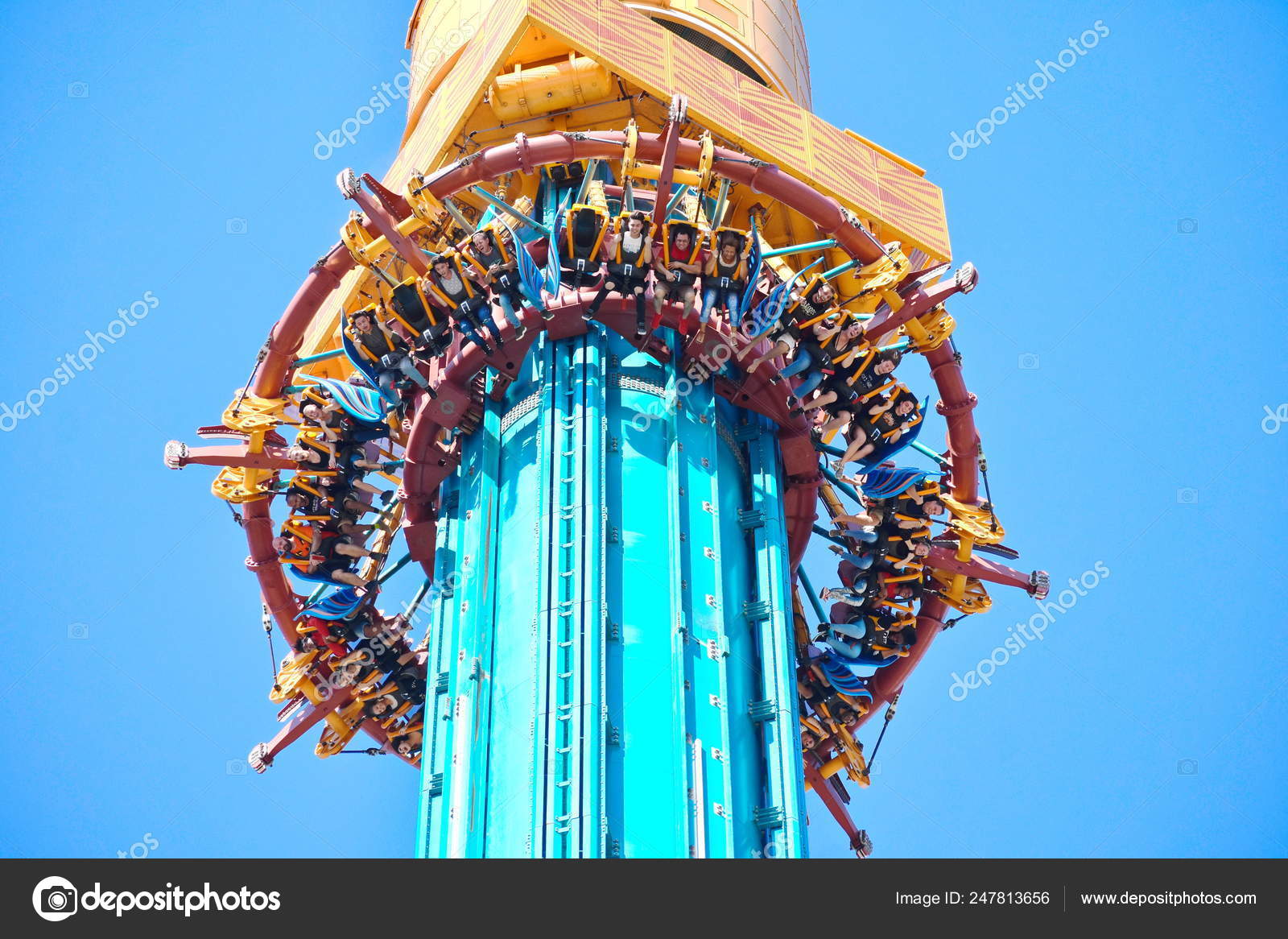 Tampa Florida October 2018 Falcon Riders Pivot Degrees Midair Face ...