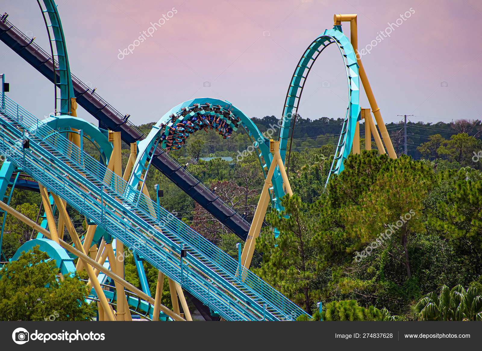 Kraken Roller Coaster