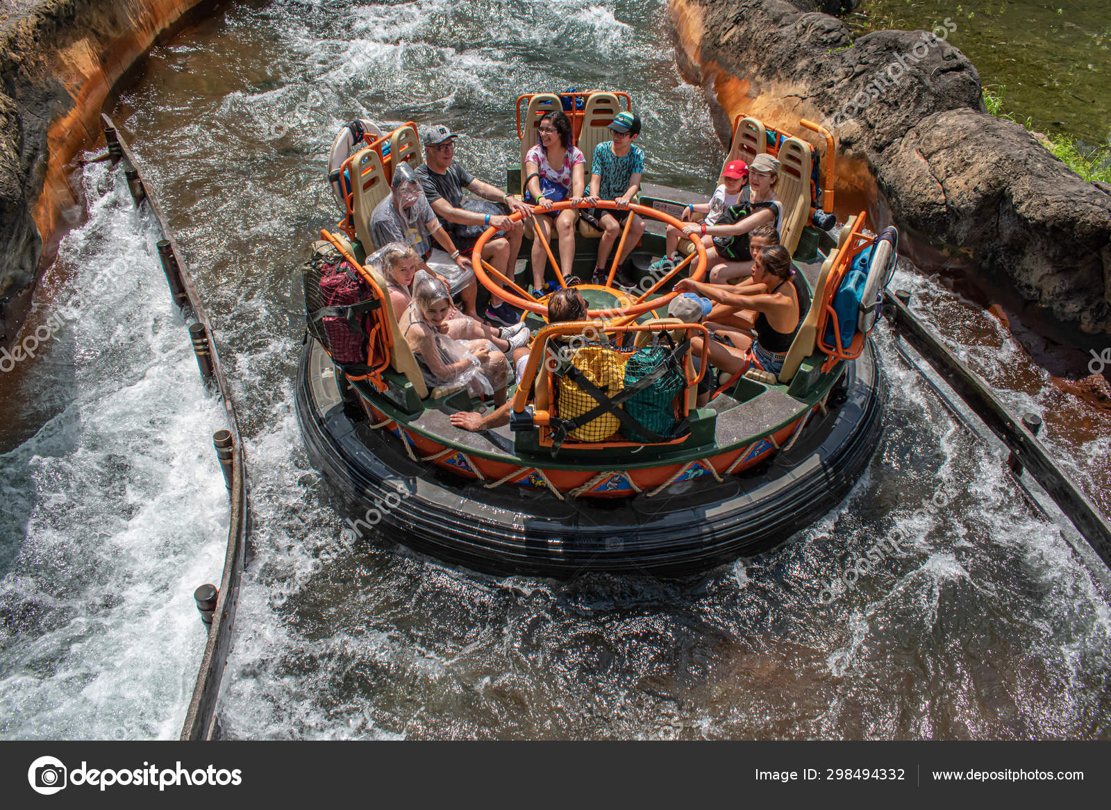 Orlando Florida August 2019 People Having Fun Expedition Everest ...