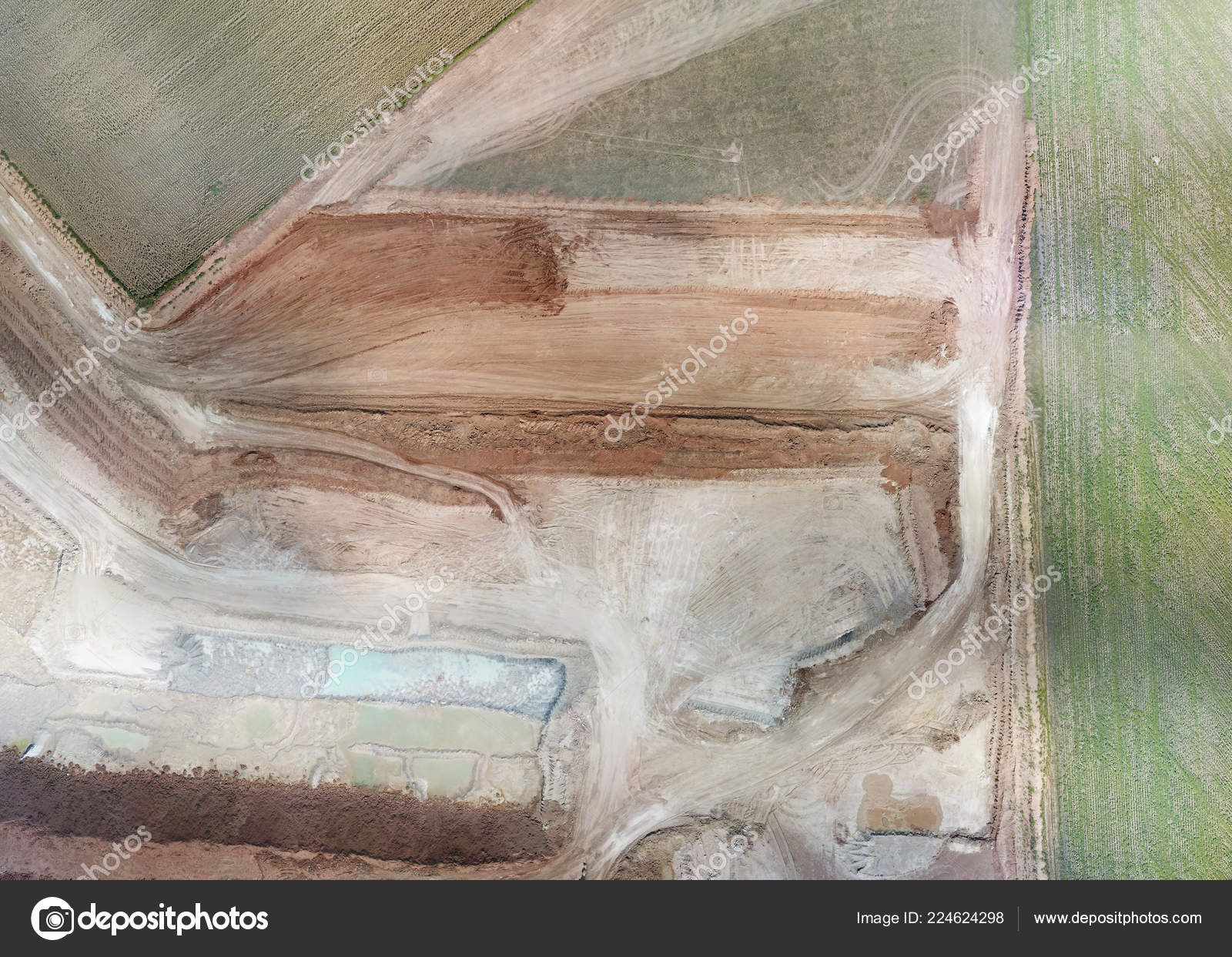 High Resolution Orthophoto Aerial Nature Water Stock Illustration by ...
