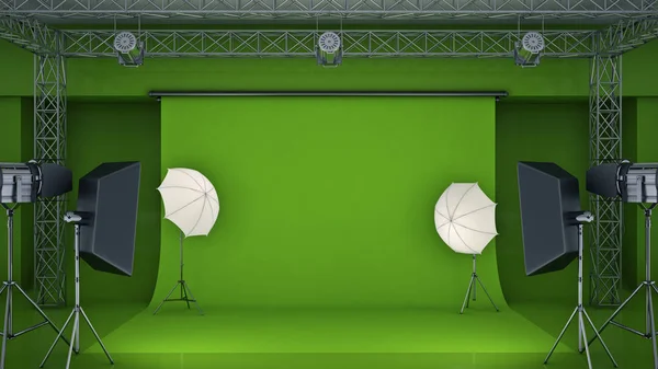 Green screen studio Stock Photos, Royalty Free Green screen studio ...