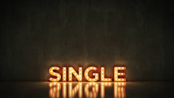 Neon Sign Brick Wall Background Auditions Rendering Stock Photo by ...