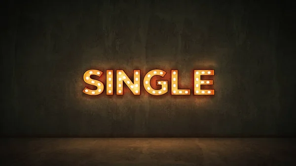 Neon Sign Brick Wall Background Auditions Rendering Stock Photo by ...