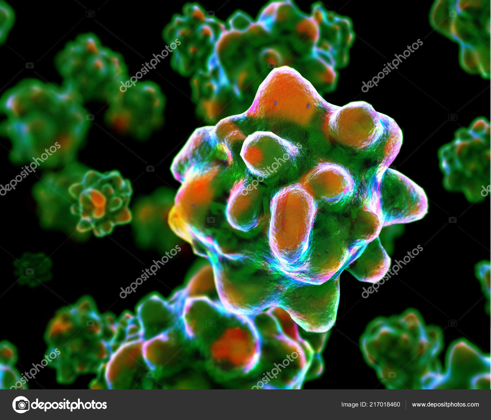 Rubeola Virus Microscope