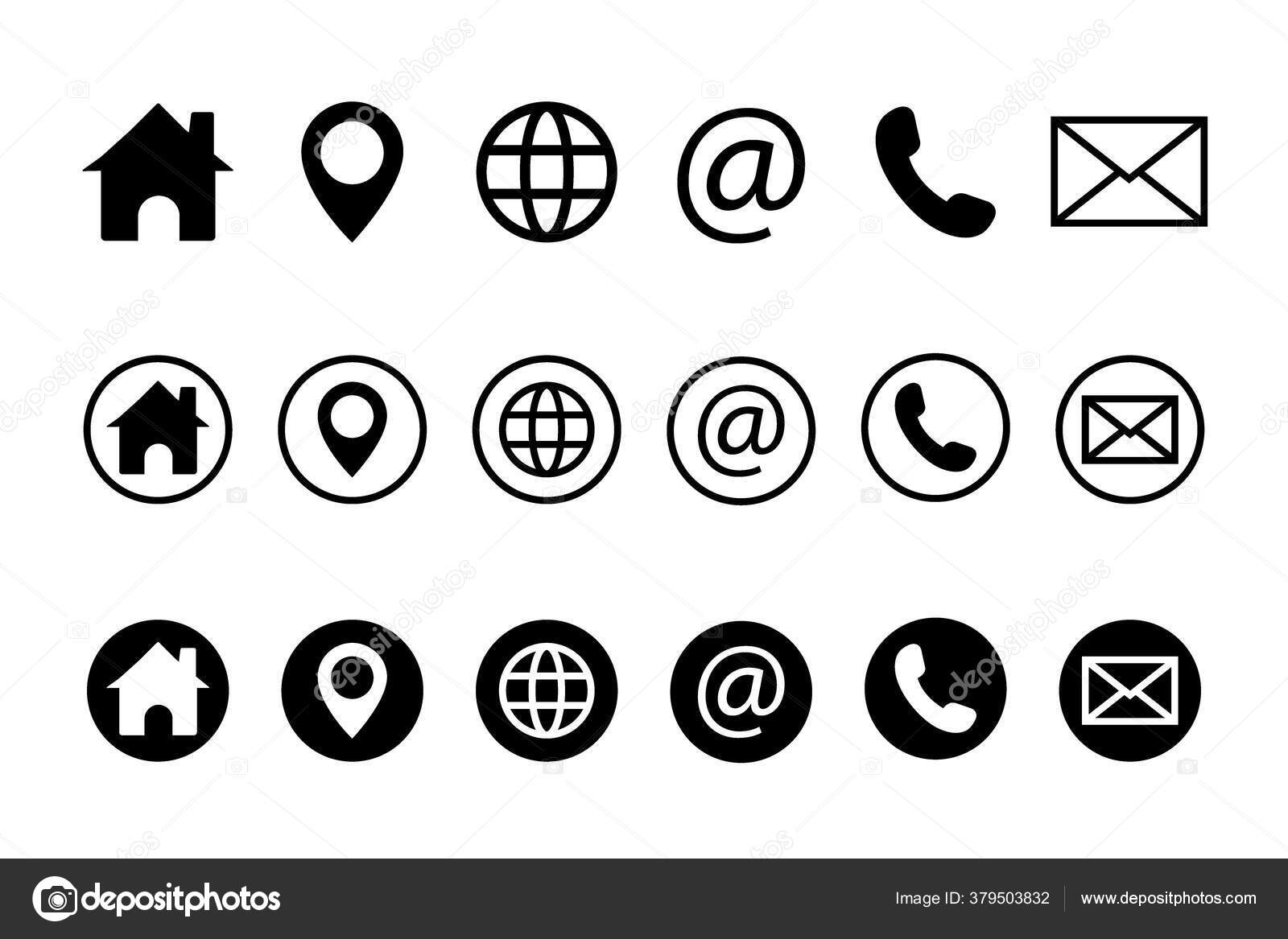 Web Icon Set Website Set Icon Vector Computer Mobile Stock Vector by ...