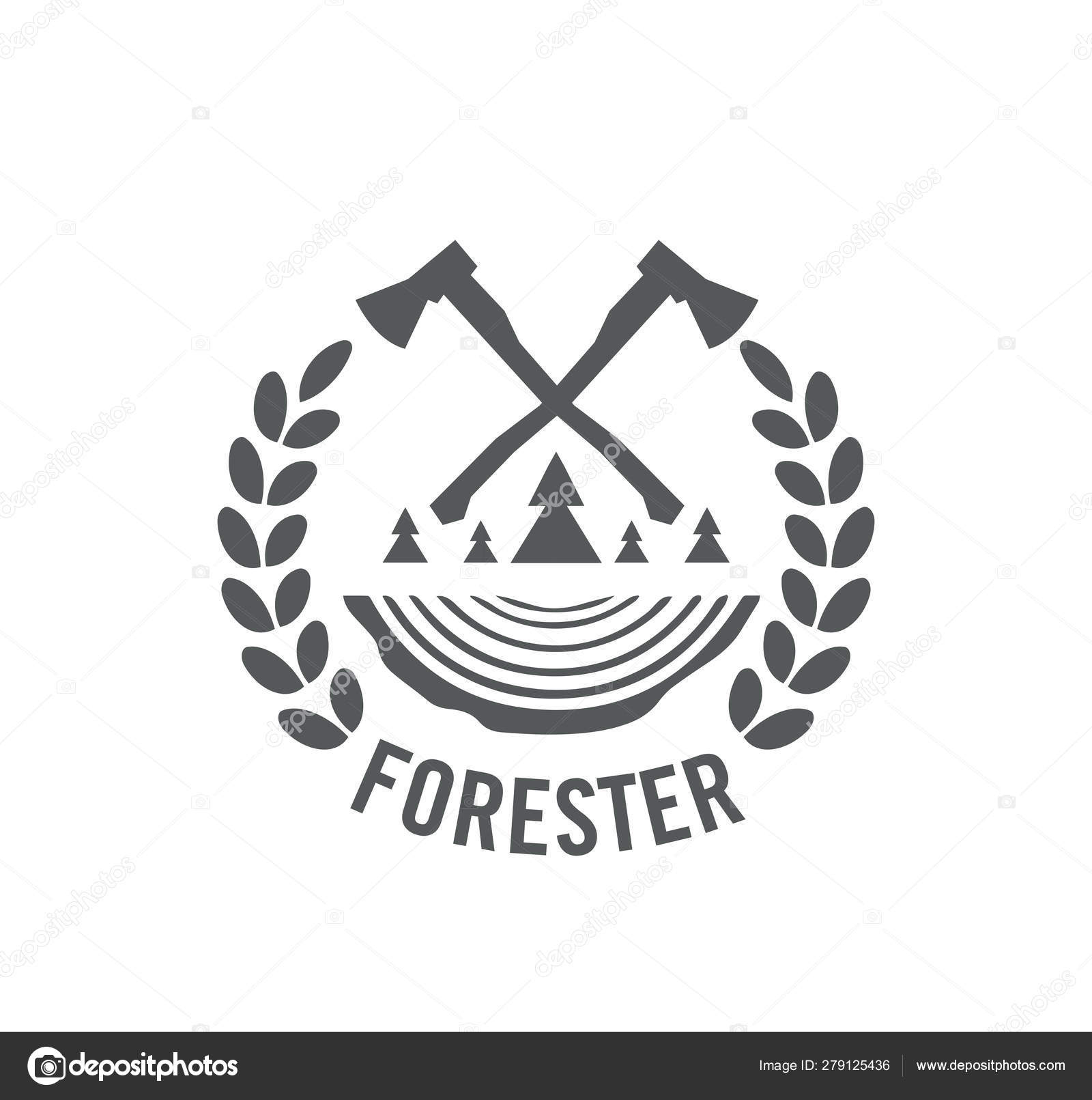 Logo of lumberjack,forester Stock Vector Image by ©krisztinavinczepal ...