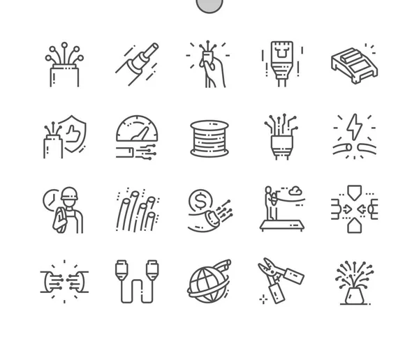 Fibre optics icon Vector Art Stock Images | Depositphotos