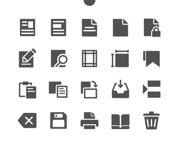 15 File v2 UI Pixel Perfect Well-crafted Vector Solid Icons 48x48 Ready ...