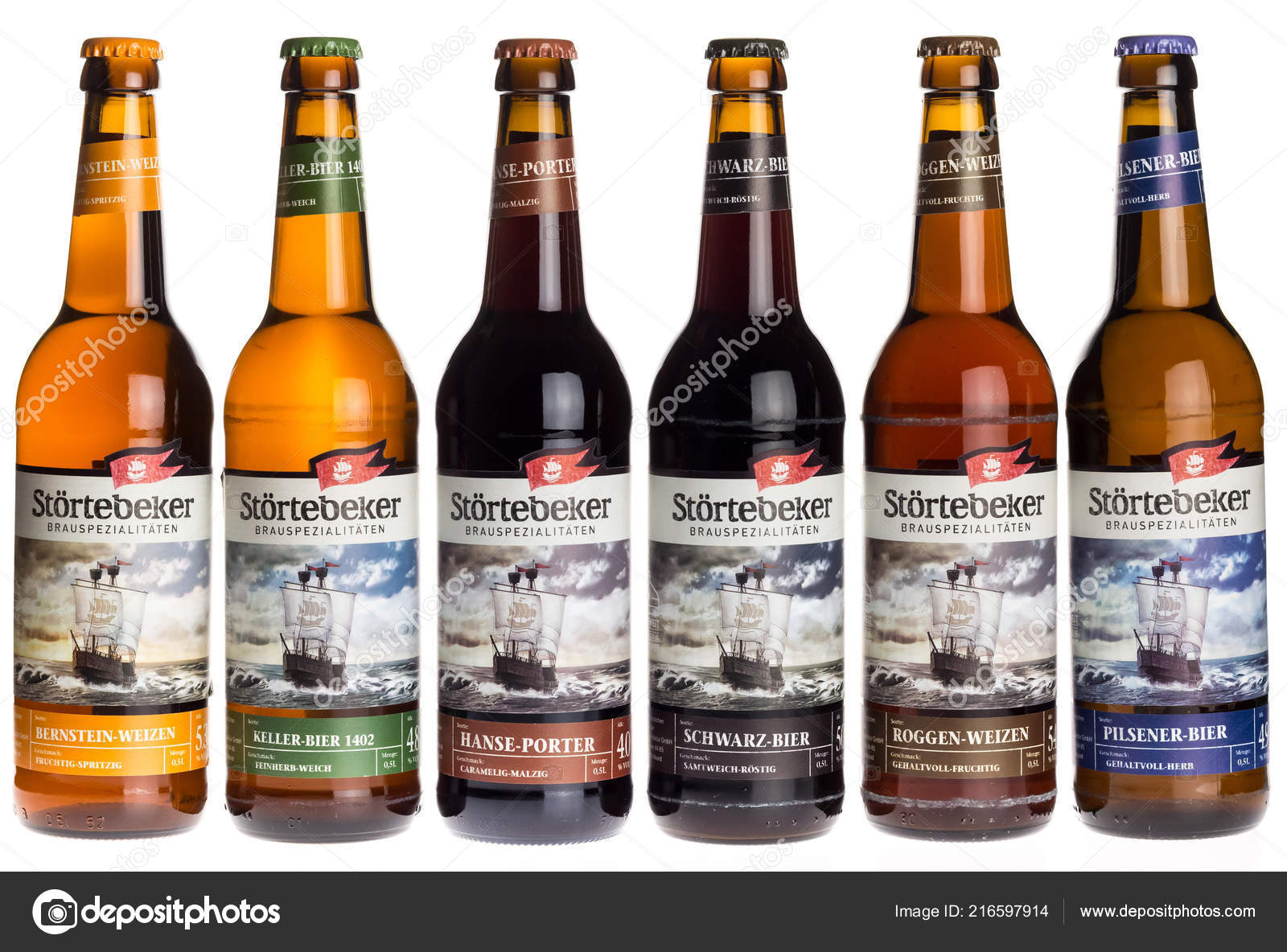 Collection Stortebeker Weizen Keller Porter Schwarz Roggen Pilsener ...