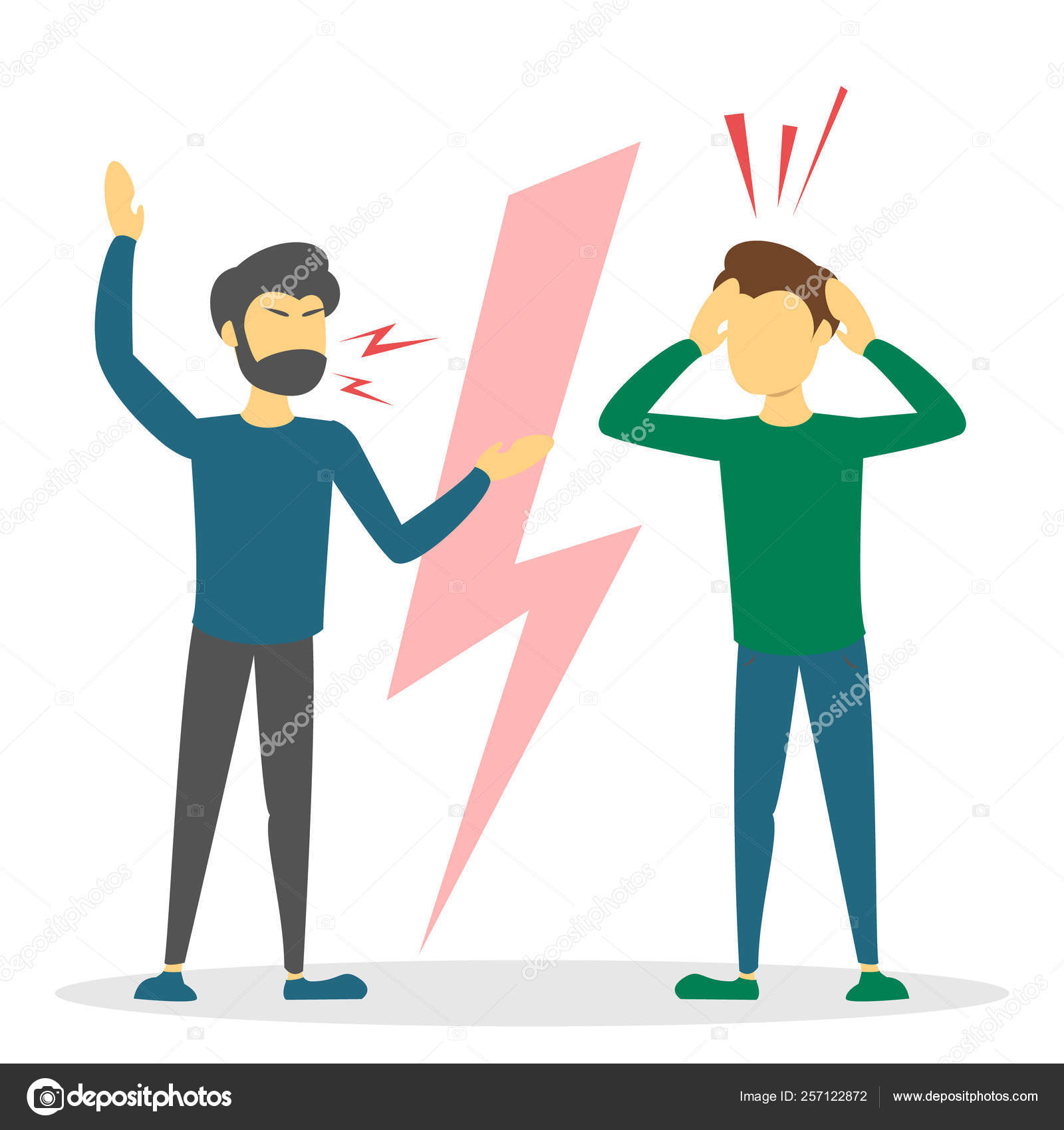 People Arguing Cartoon