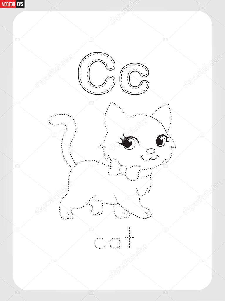 Hoja de trabajo del alfabeto A-Z Tracing, Ejercicios para niños - Libro ...