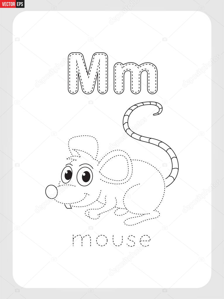 Hoja de trabajo del alfabeto A-Z Tracing, Ejercicios para niños - Libro ...