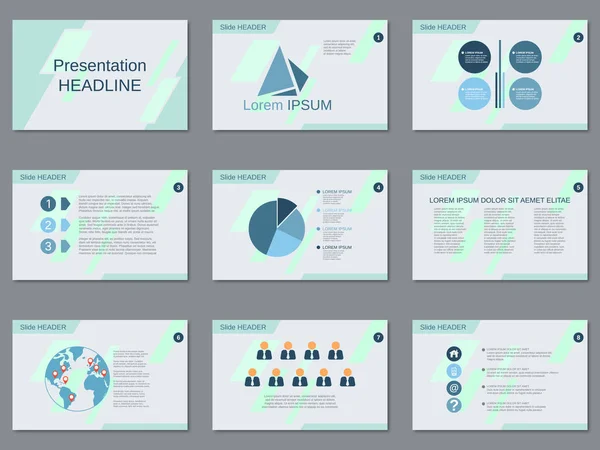 Slide show design Vector Art Stock Images | Depositphotos