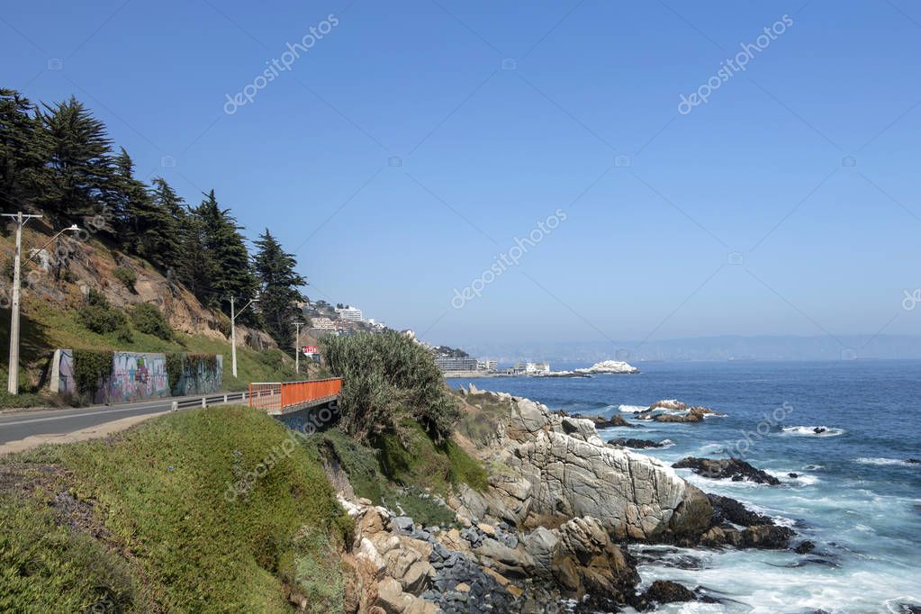 Concón: ciudad costera chilena ubicada en la costa del Pacífico en la ...