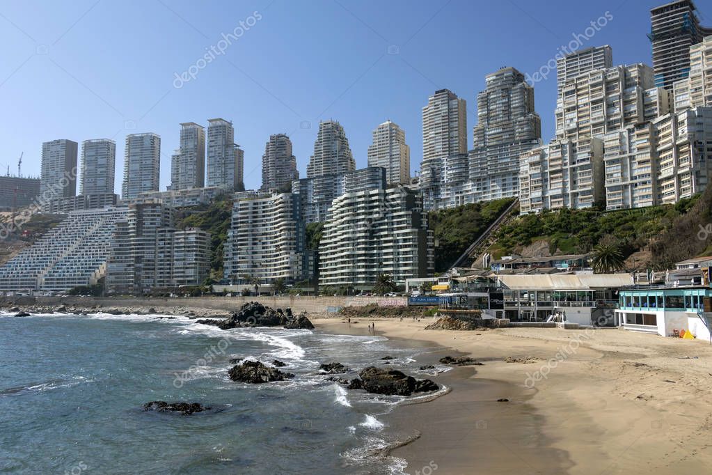 Concón: ciudad costera chilena ubicada en la costa del Pacífico en la ...