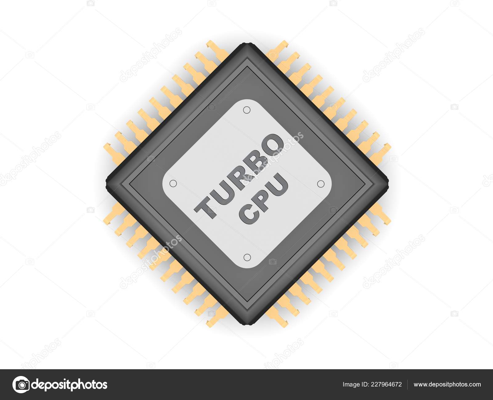 Image Black Cpu Gold Contact Silver Plate Titanium Text Turbo — Stock ...