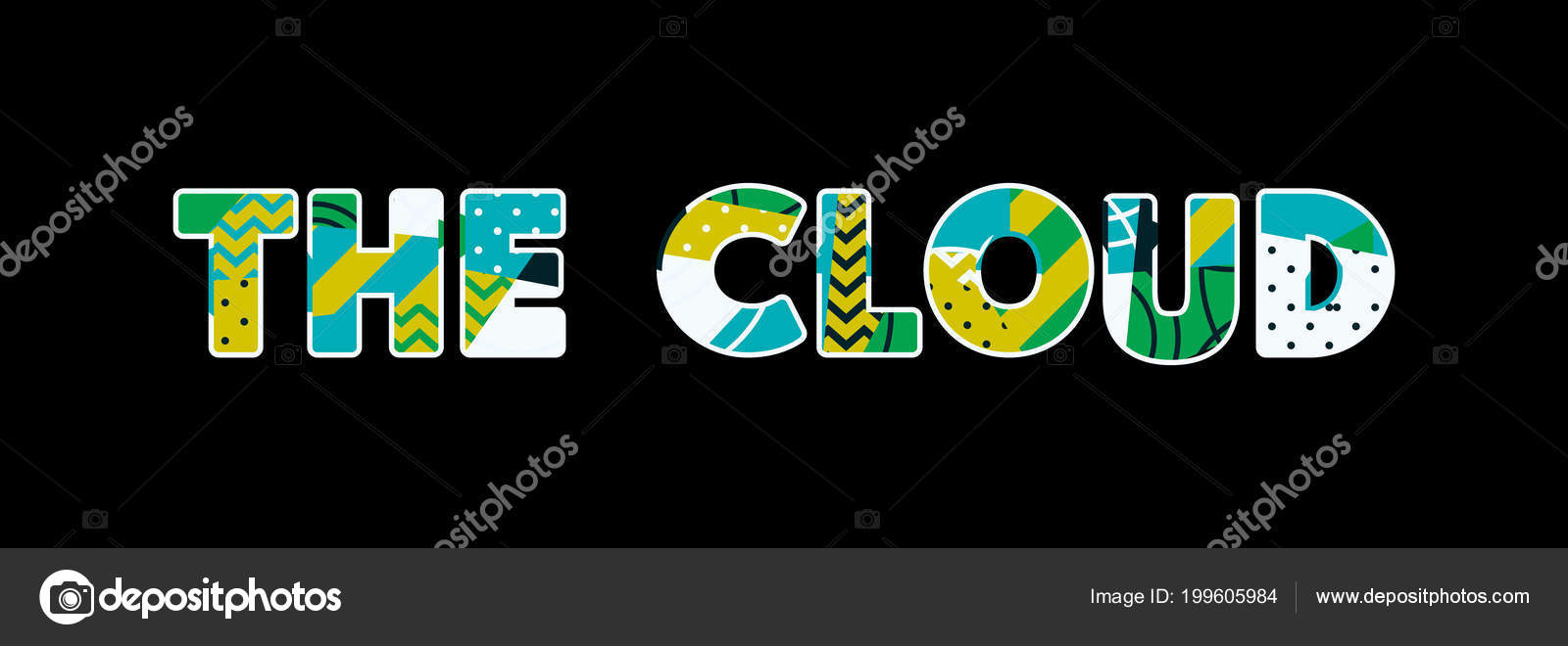Words Cloud Concept Written Colorful Abstract Typography Vector Eps ...