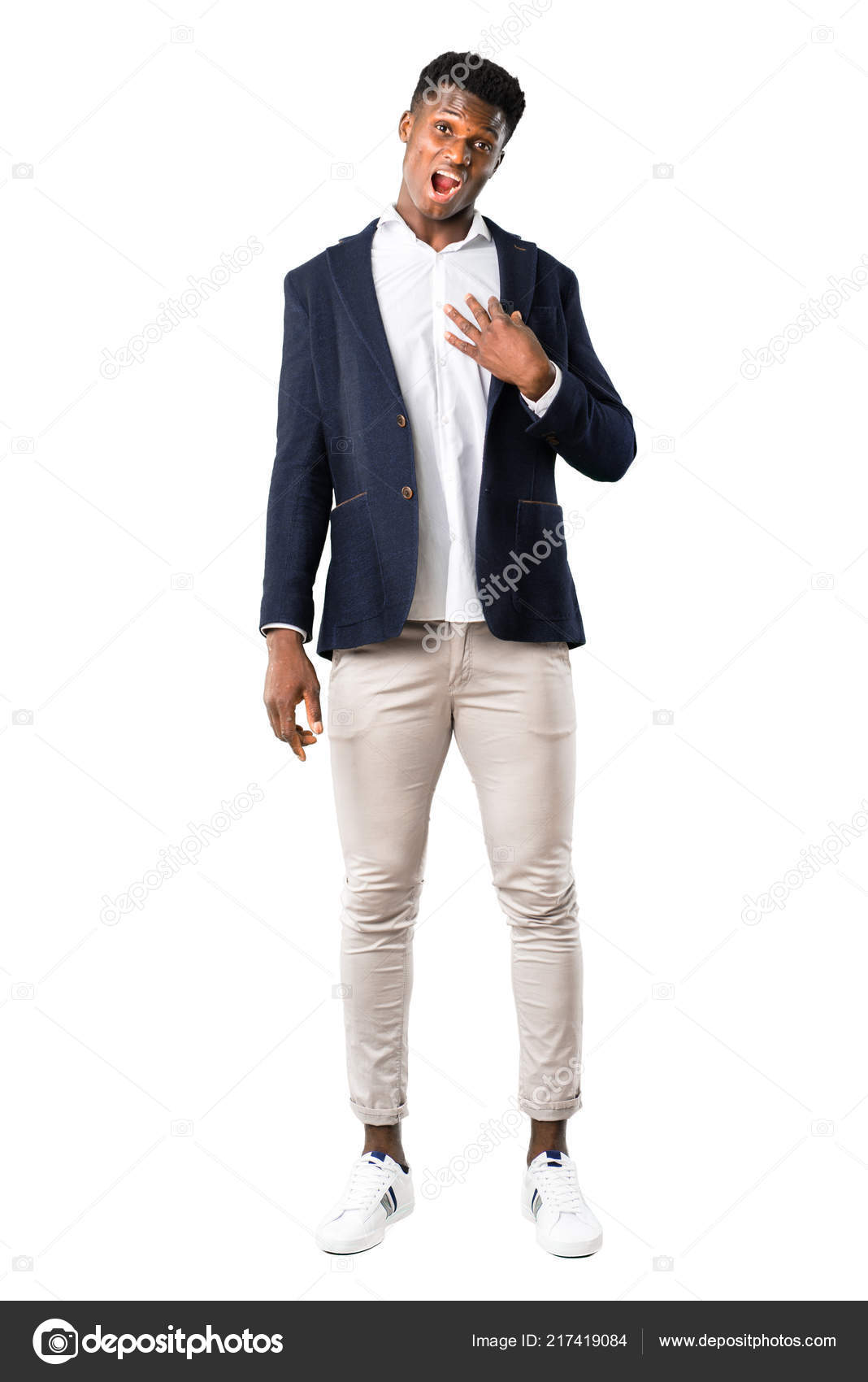 Surprised Person Full Body