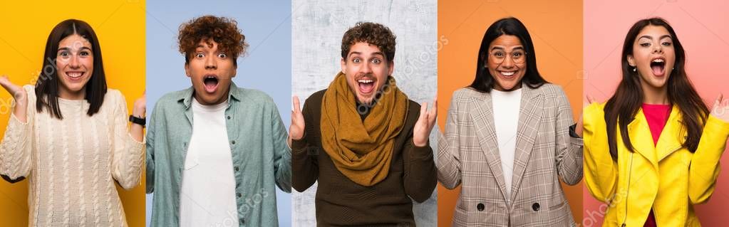 Group of scared people Stock Photos, Royalty Free Group of scared ...
