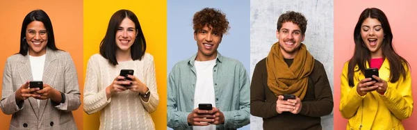 Imágenes de Personas con celular, fotos de Personas con celular sin ...