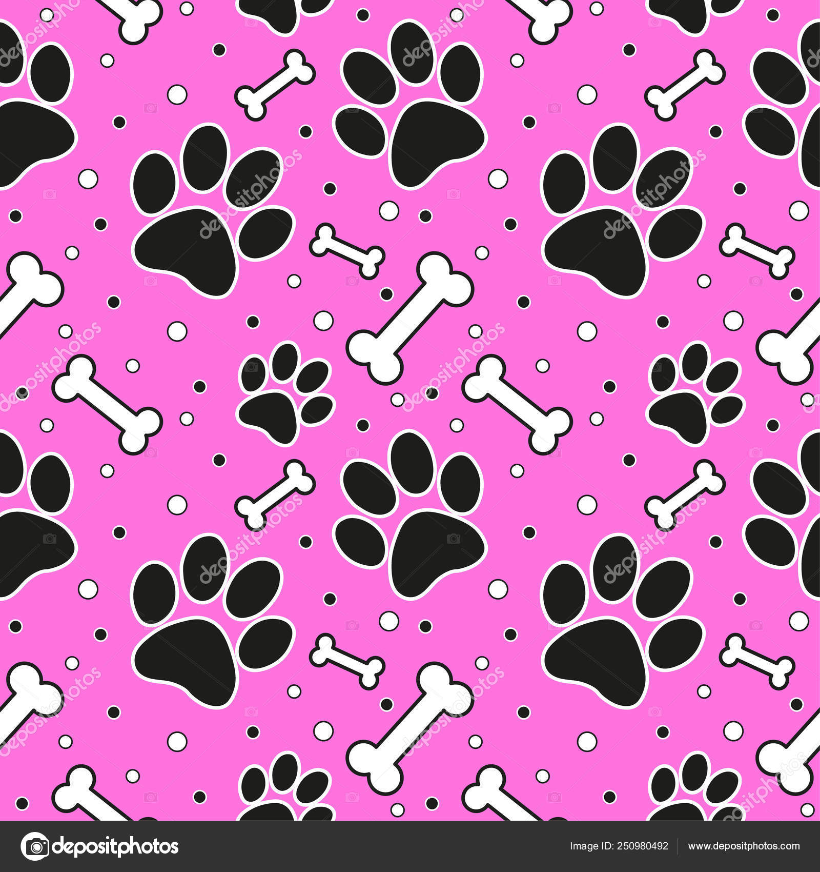 Cute Paw Print Backgrounds