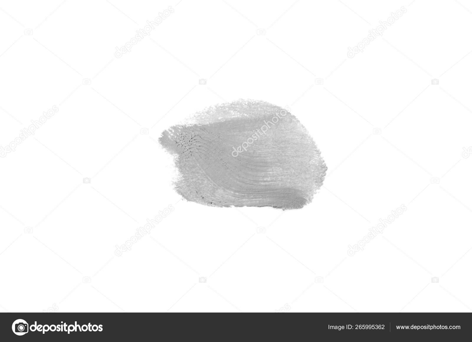 Smear and texture of lipstick or acrylic paint isolated on white ...