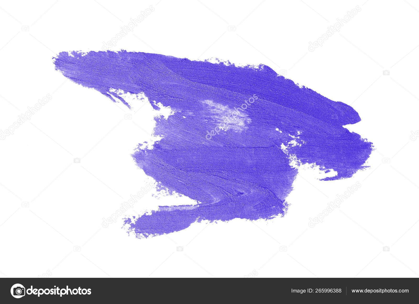 Smear Texture Lipstick Acrylic Paint Isolated White Background Stroke ...