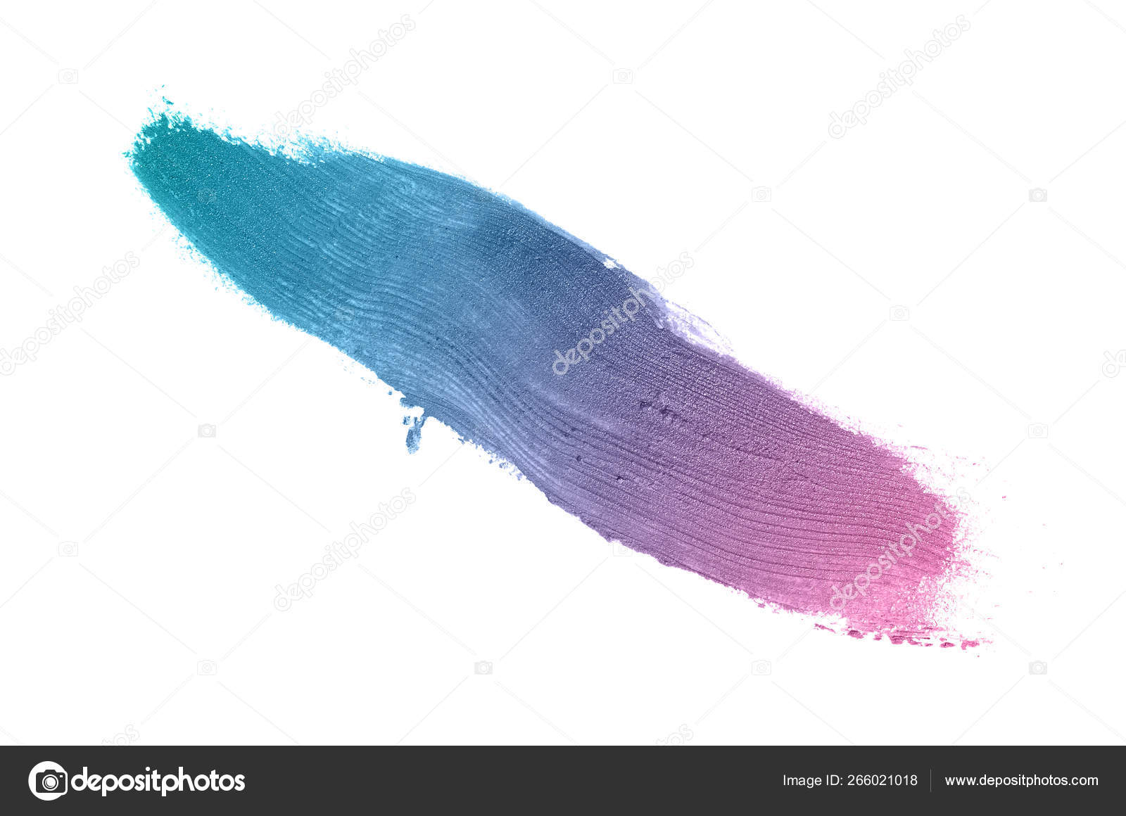 Smear Texture Lipstick Acrylic Paint Isolated White Background Stroke ...