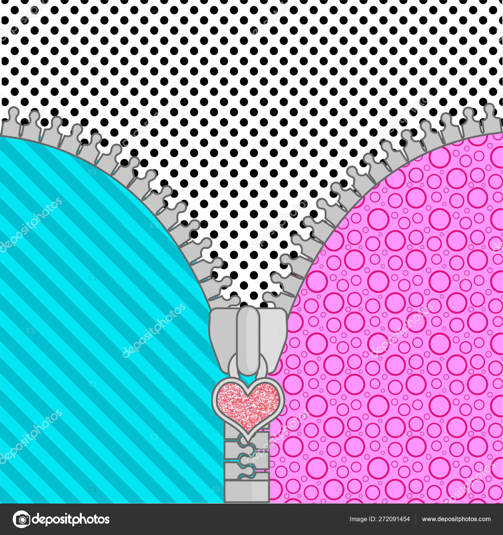 Cute lol doll surprise background with open zipper . Birthday ...