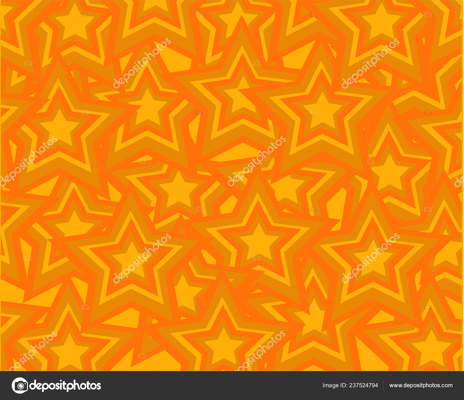 Abstract orange background consisting of orange stars — Stock Vector ...