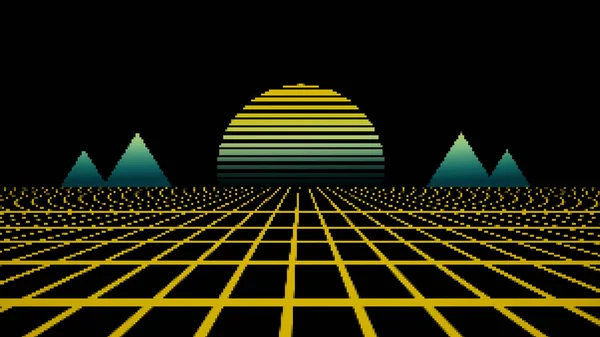 Retro Cyberpunk Style 80S Game Scene Pixel Art Bit Sci Stock Photo by ... Retro Cyberpunk Style 80S Game Scene Pixel Art Bit Sci Stock Photo by ...