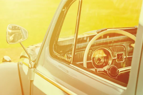 Rear end of a pink classic car — Stock Photo © dutchscenery #279937548