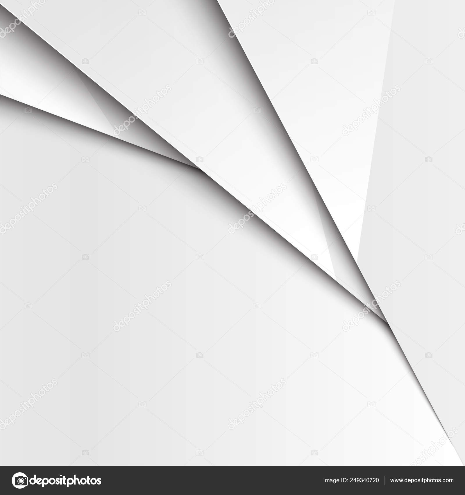 Layered abstract white background, vector Stock Vector by ©Seby87 249340720