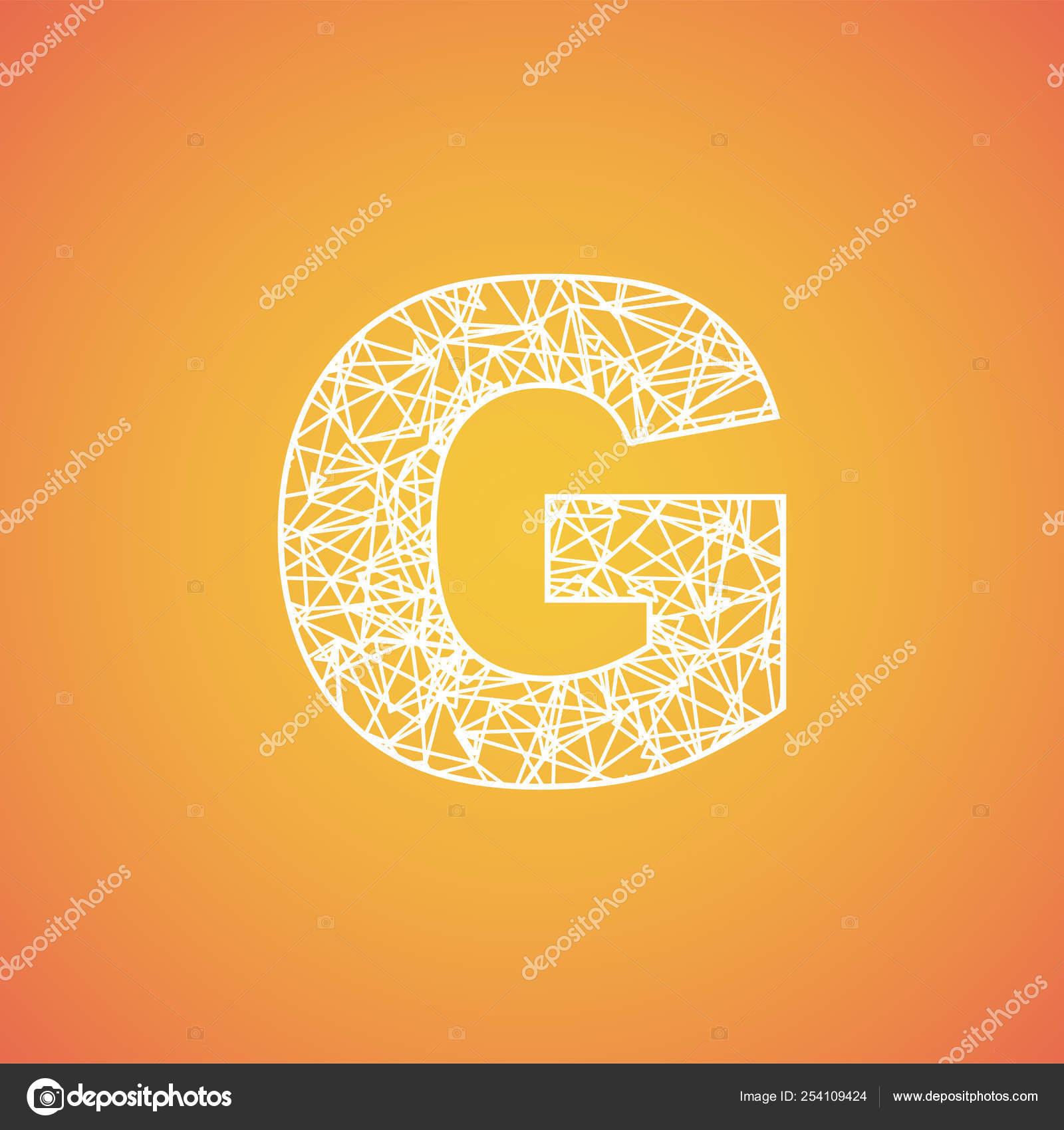 Fuente neta de un tipo de letra, fuente vectorial Vector de stock ...