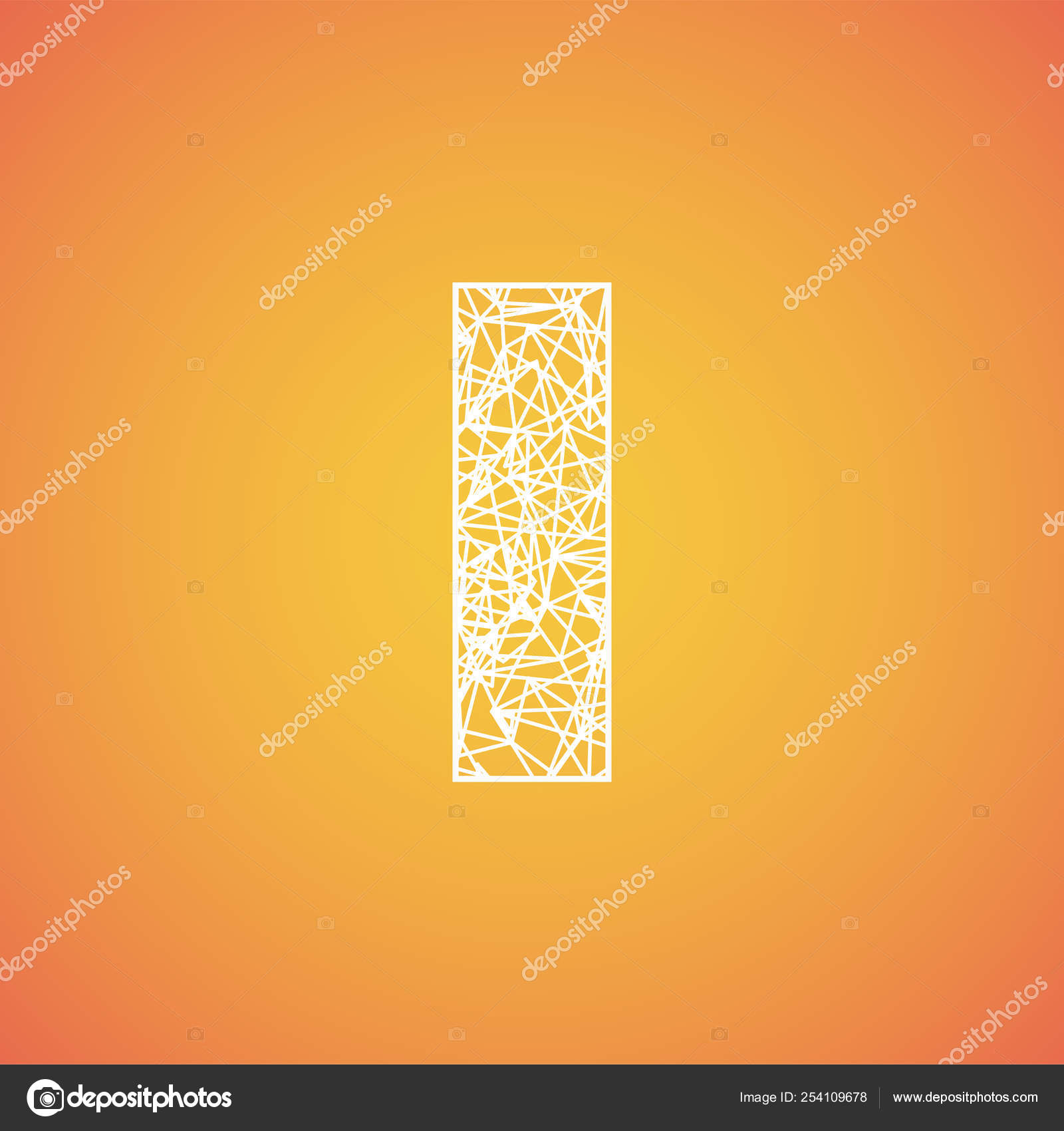 Net font from a typeset, vector font Stock Vector by ©Seby87 254109678
