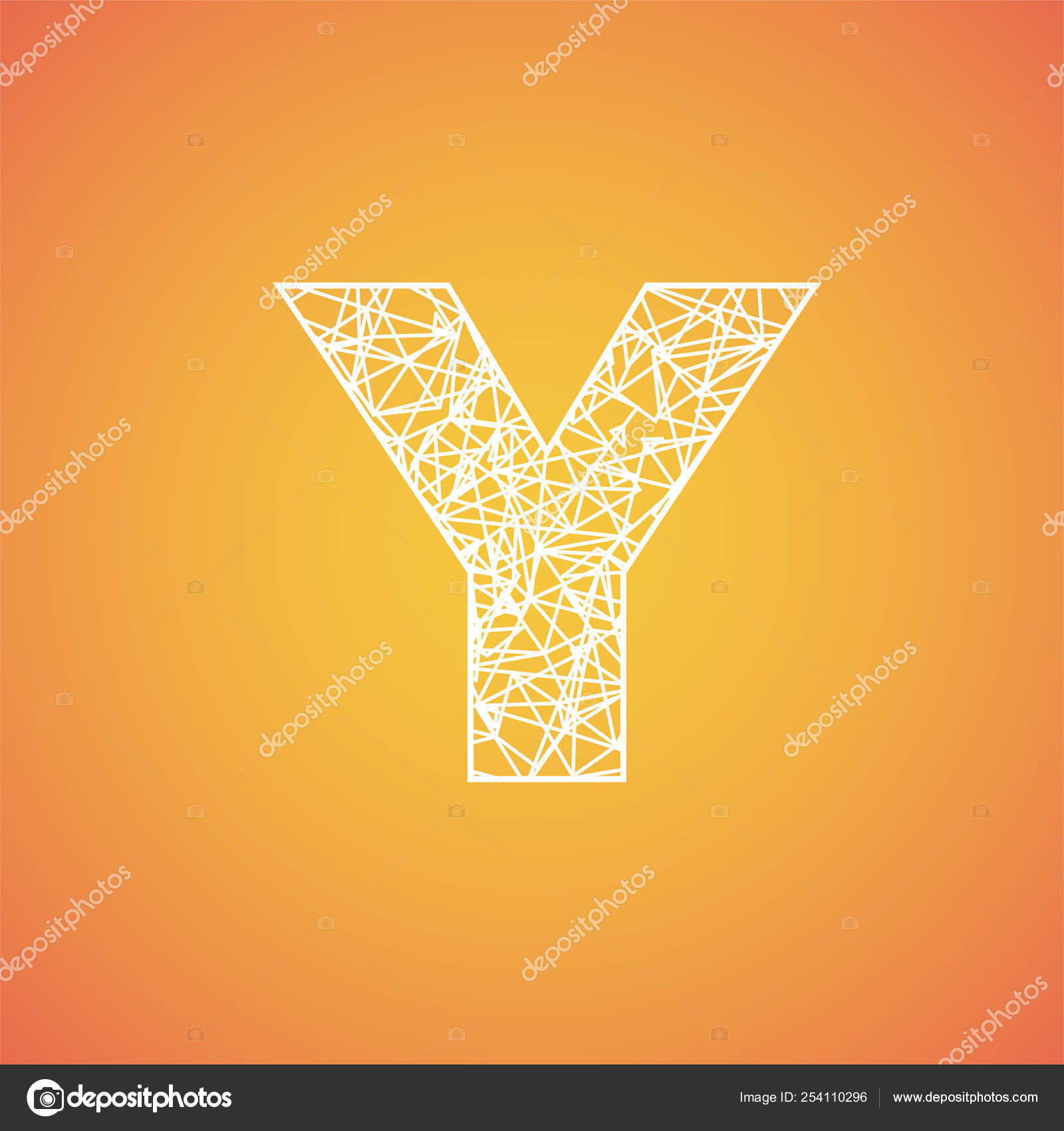 Fuente neta de un tipo de letra, fuente vectorial Vector de stock ...