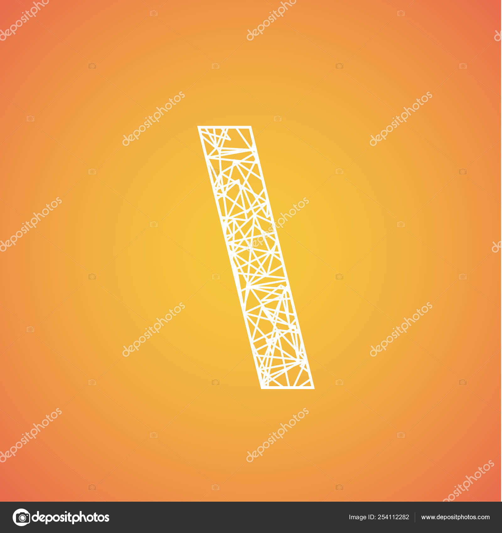 Fuente neta de un tipo de letra, fuente vectorial Vector de stock ...