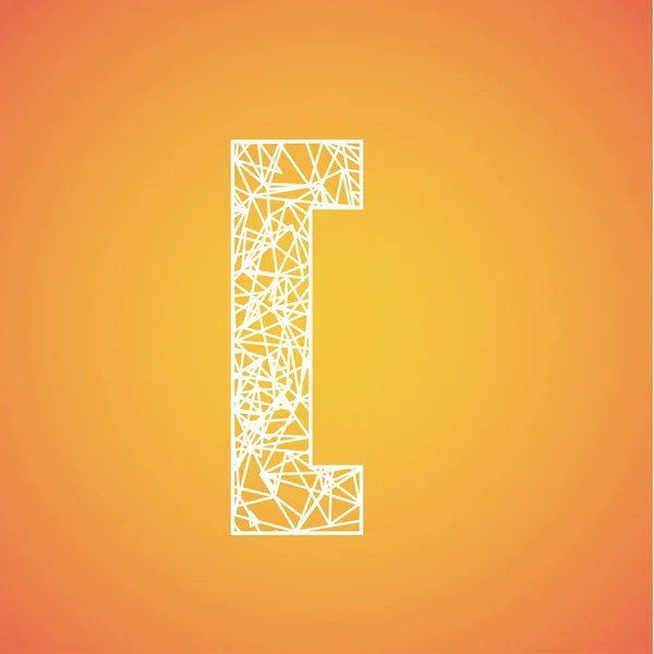 Net font from a typeset, vector font Stock Vector by ©Seby87 254109678